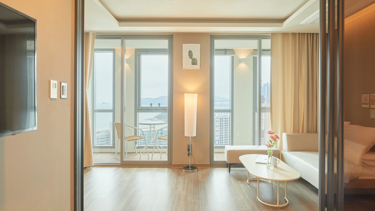 D004 Habitación Deluxe/No se permiten mascotas/El mejor alojamiento familiar/Haeundae - Airbnb