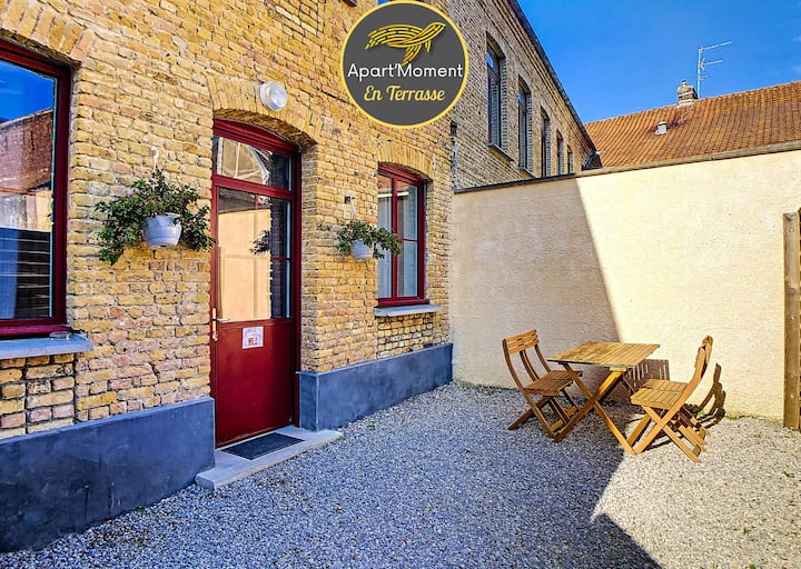 La Jolie Terrasse - Parking Privé 2 Pers - Saint-Omer