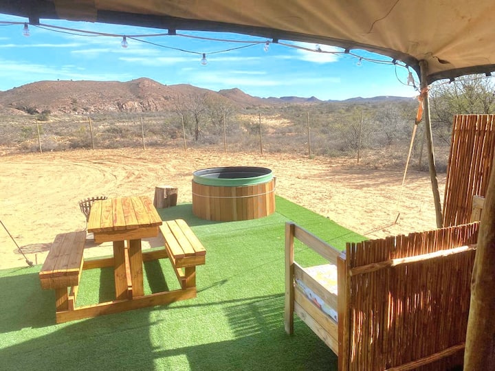 Karoo Stone River Yurt/hot Tub/pet Friendly - Ladismith