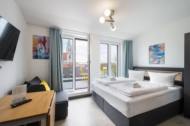 Homaris Apartments Therese - Studio Mit Terrasse - München