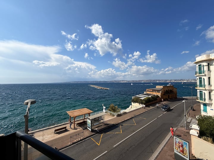 T2 Vue Mer – Corniche Kennedy / Plages à Pied - Marseille