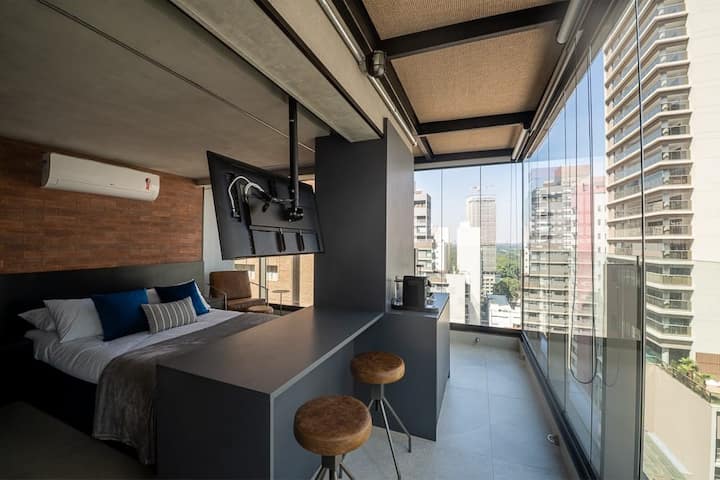 Studio Elegante  Oscar Freire C/ Estacionamento - Pinheiros