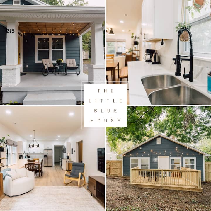 The Little Blue House | 1 King & 3 Queen Beds! - Murfreesboro, TN