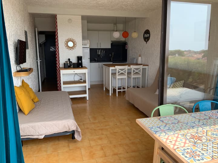 Studio De Plain-pied Vue Mer - Lumio
