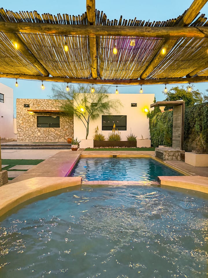 Chukum Private Big Pool | Palapa & Grill | 10 Ppl - San Carlos Nuevo Guaymas