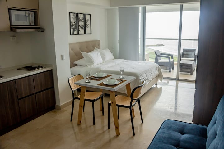 Hermoso Apartamento Frente Al Mar En Cartagena - Cartagena
