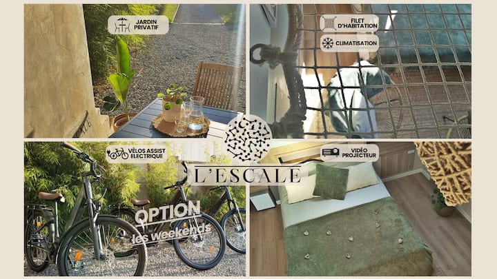 Studio L’escale - Jardin-homecinéma-filet Suspendu - Pont-Sainte-Maxence