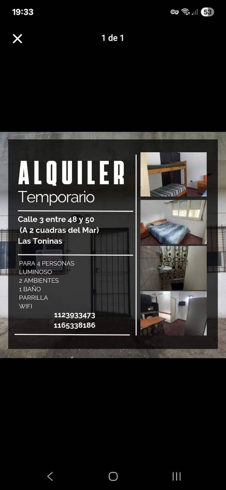 Tu Refugio En Las Toninas - Santa Teresita