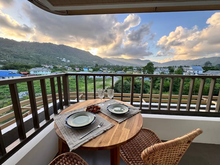 Spacious Studio, L-shape Balcony With Amazing View - Ko Samui