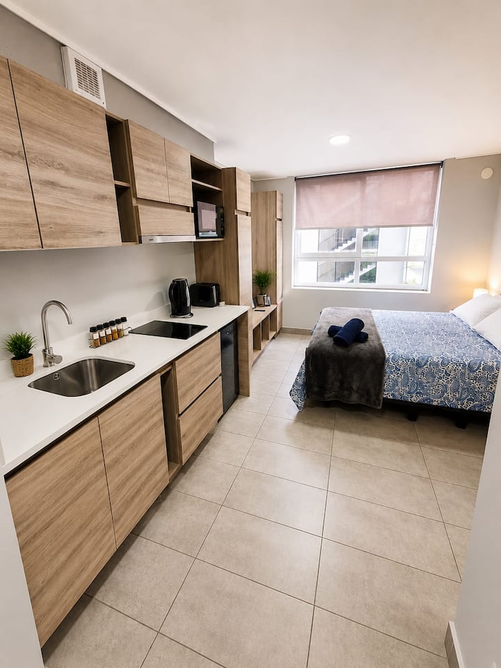Epicentro Apart Hotel, Depto. Estudio. - Temuco