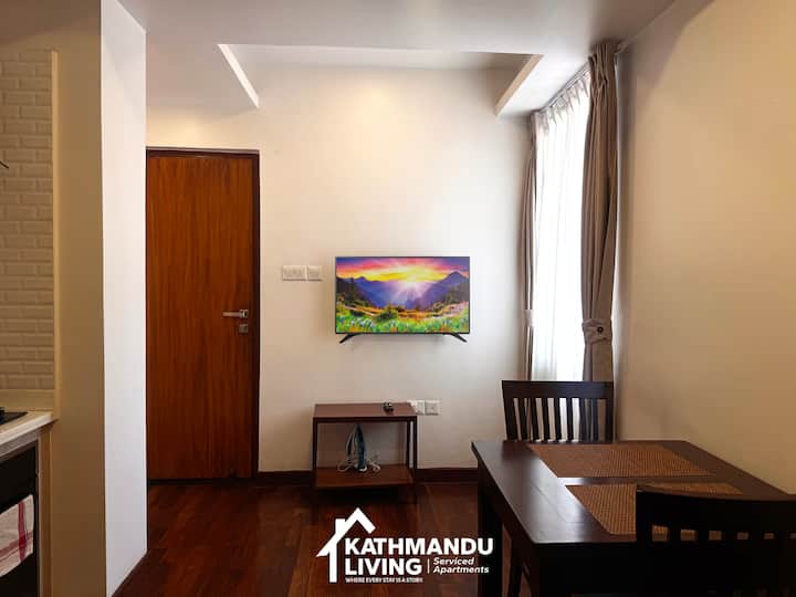 Jhamsikhel 1bhk City View & Private Balcony - Kathmandu