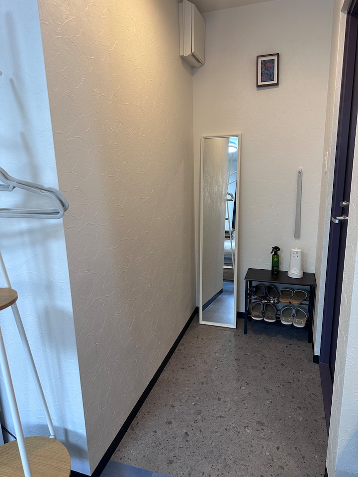 両国駅徒歩8分/ 新しい綺麗な部屋/広いベランダに満喫！白鯨旅館　201/秋葉原駅近い！ - Ginza