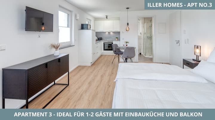 Iller Homes 3, Balkon & Parken - Illertissen