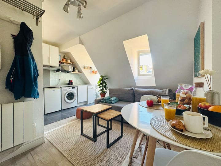 Studio Calme 27m² - Paris 9e/10e - Moulin Rouge