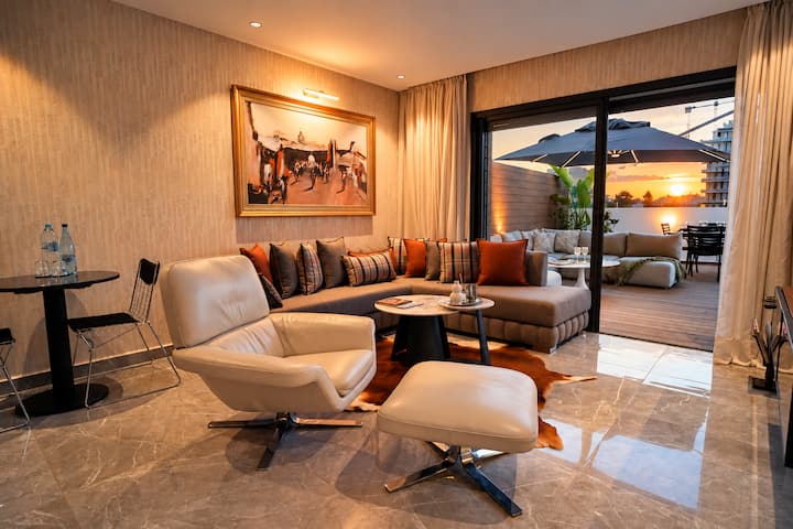 Cfc | Chic Appt 105 M2 | Piscine | Terrasse Privée - Casablanca