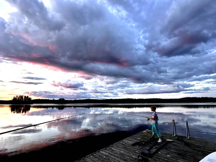 Scandinavian Lake Escape Villa - Sulkava
