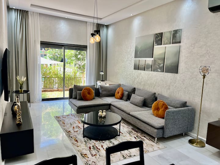 Aprt Naturaparc - Vue Sur Piscine Sécurité 24h7 - Mohammedia