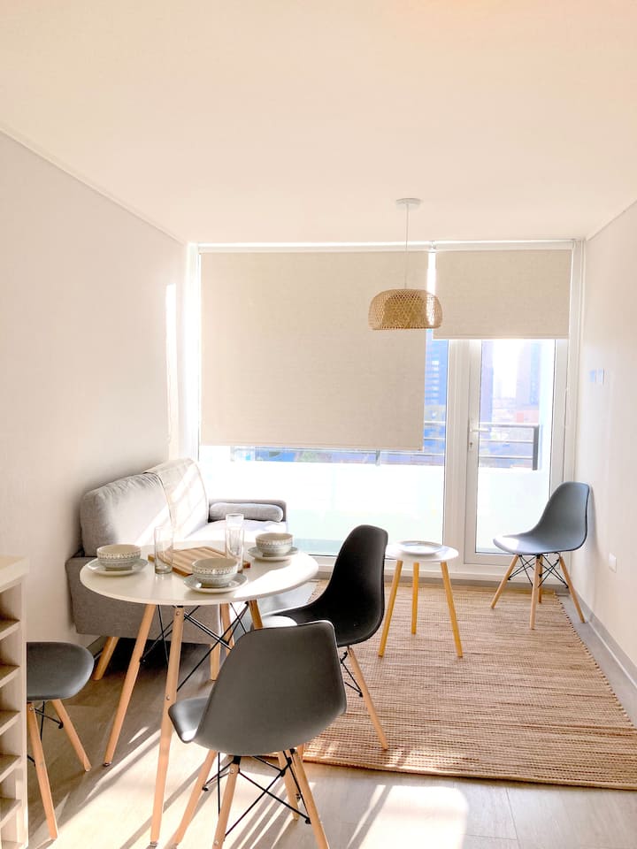 Depto Full Equipado Con Azotea, A Pasos Del Centro - Concepción, Chile