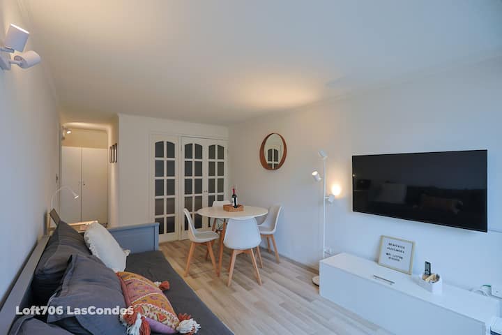 Acogedor Loft En Sector Premium De Santiago - Las Condes