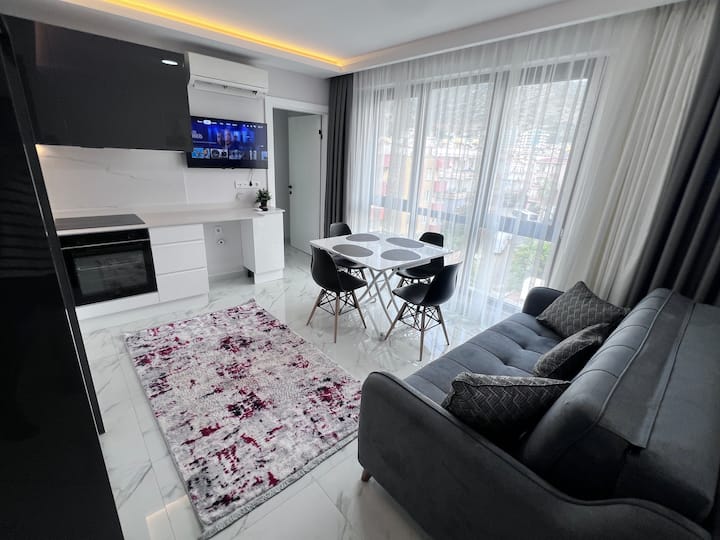 Квартира возле Пляжа Клеопатра - Alanya