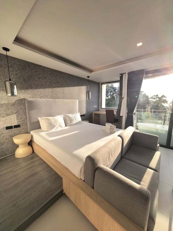 卡伦海滩 | 豪华海景公寓 | 阳台浴缸 | 屋顶泳池 - Kata Beach