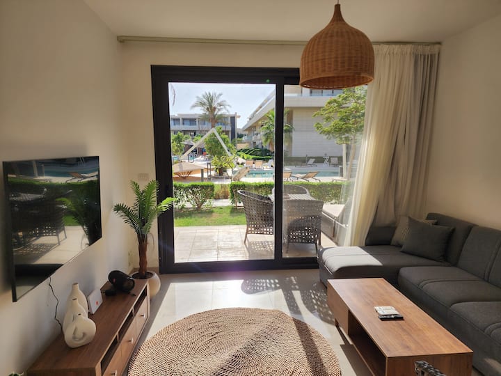 El Gouna Pool Front Cozy Stay 2br-gcribs Compound - Hurghada