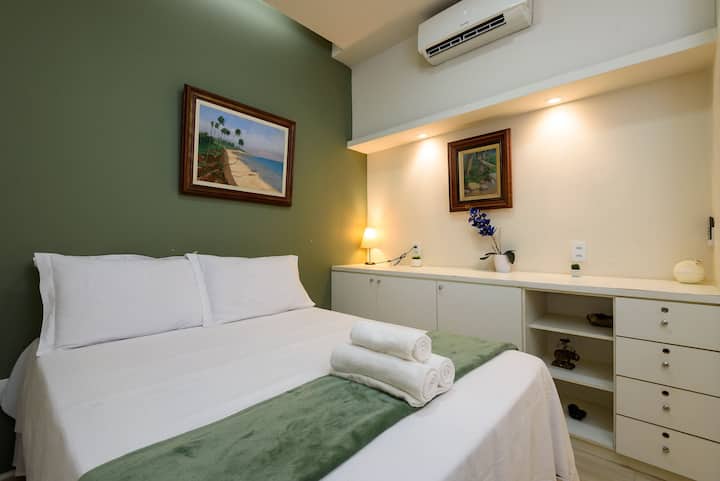 Studio Green W/ Ac | 5 Min To Copacabana Beach - Rio de Janeiro