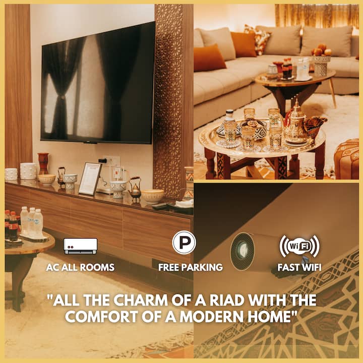 3bdr Apt – City Center – 18min Stadium+baby Ready - Marrakech