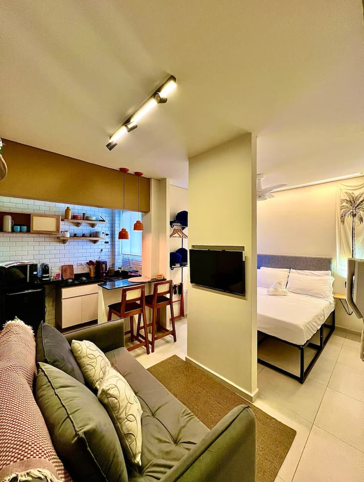 Studio Completo: Conforto A 150m Da Praia! - Santos, Brasil