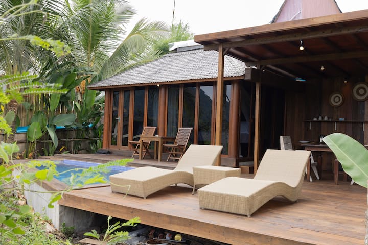 Cabin Sunrise With Private Pool And Kitchen - Sidemen