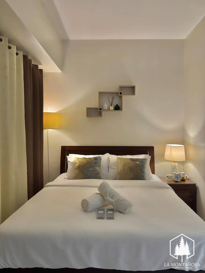 Solace: 1br Brenthill Condo With Balcony Near Sm - Baguio