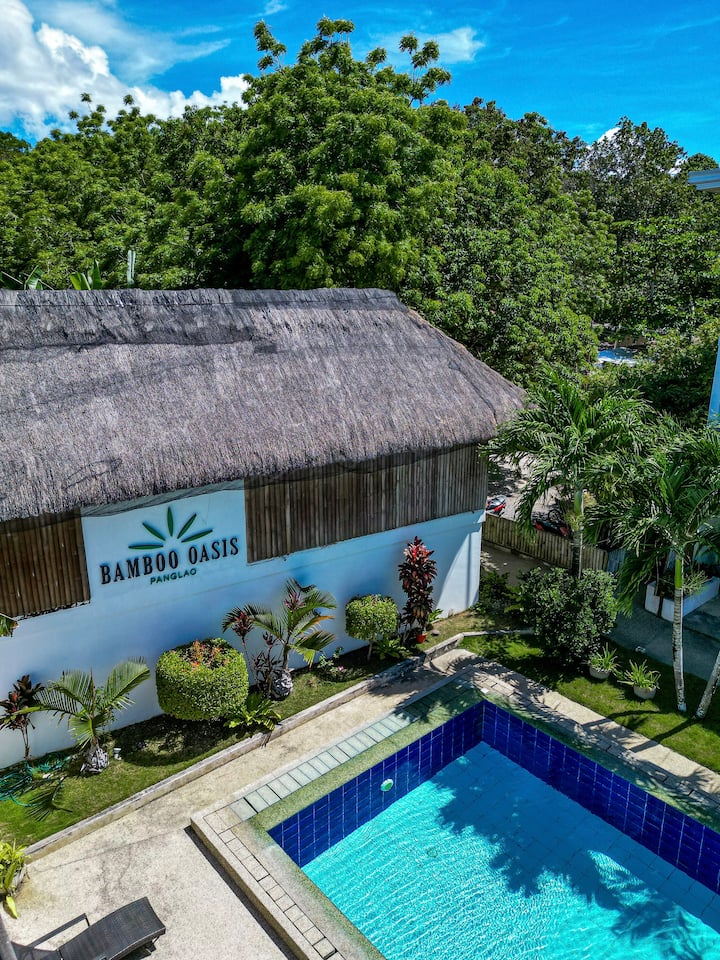 Bamboo Oasis #1 - Peaceful Pool View Apartment - Panglao