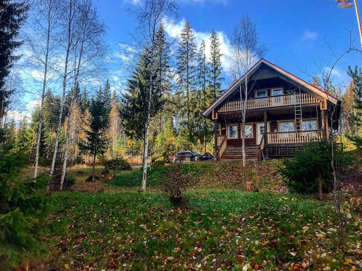 Cottage At The Lake In The Wood - Lemi