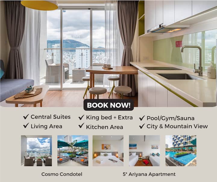Vip City 5* Suite_5min Walk To Beach_gym/pool_19 F - Vĩnh Thái