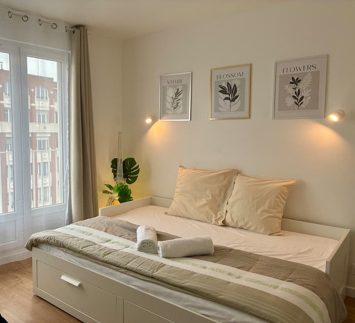 Studio Lumineux, 10 Min De Paris - Issy-les-Moulineaux