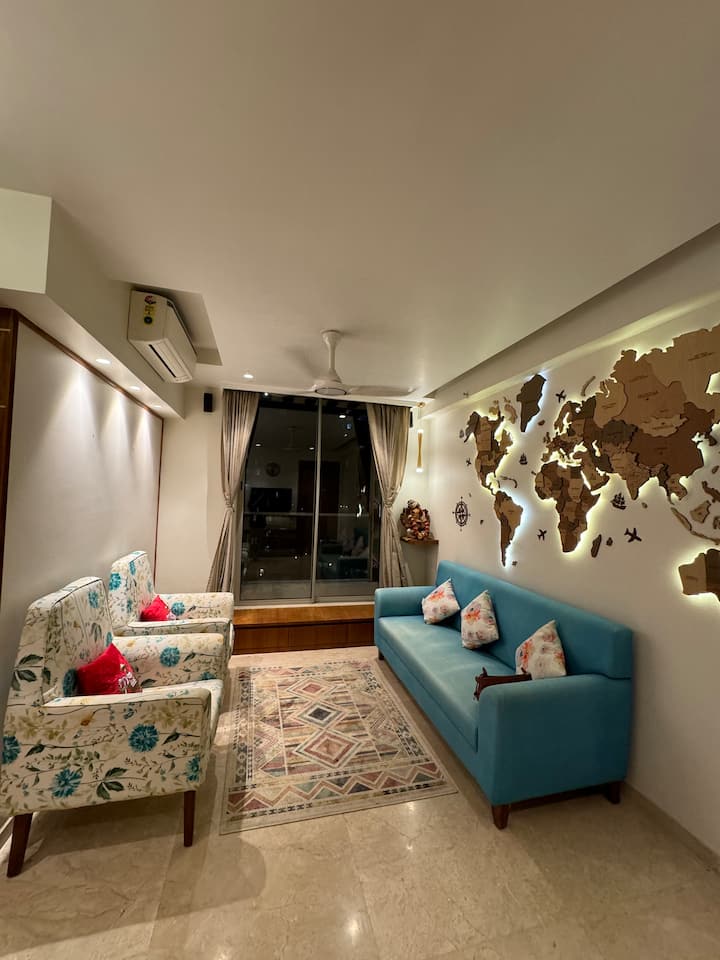 Travel-themed 1bhk - Thane