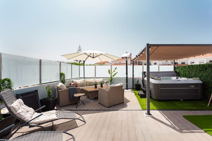 Linda S Guest House Alj 2 (Hottub) 3min From Beach - 阿爾馬達