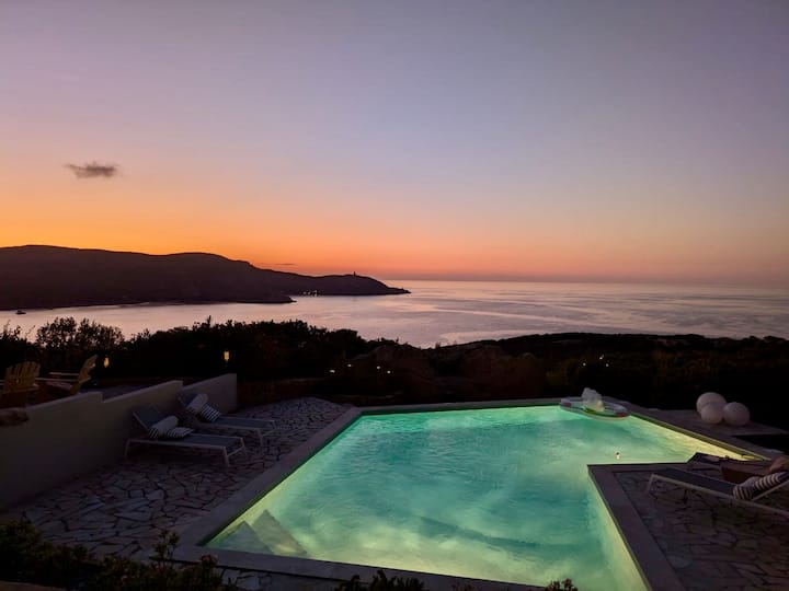 Villa Vue Mer Avec Piscine - Calvi