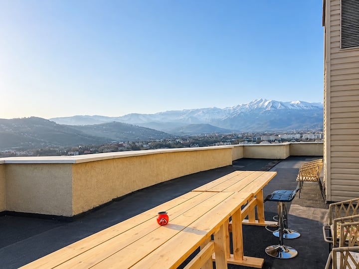 Penthouse, Crazy View !  Sunny  Roof Top! A.c - Kazakhstan
