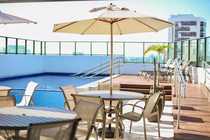 Studio P/ Curtir O Melhor Réveillon - 8 Min Praia - Recife