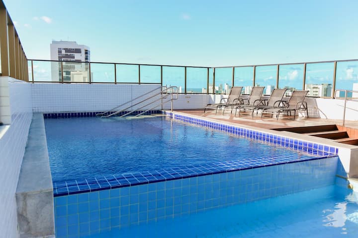 Studio 8 Min Da Praia | Recepção 24h | óTimo Local - Boa Viagem