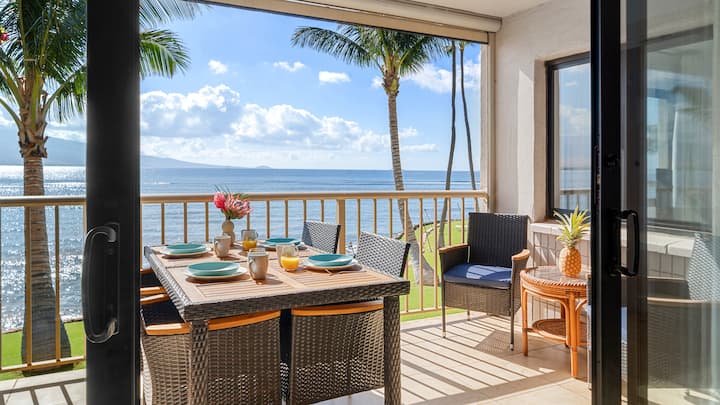 Oceanfront • Ac • W/d • Desk • Central Maui - Maui Ocean Center, The Aquarium of Hawaii