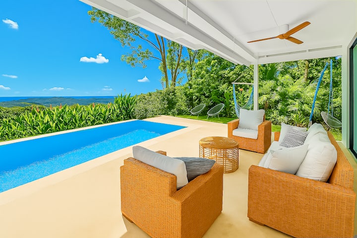 Modern 2bd Jungle Escape | Panoramic Ocean View - Ojochal