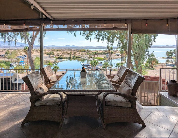 Lakefront Home — Marina Views & Private Beach! - Lake Havasu City