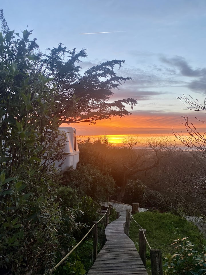 Chalet Et Ses 2 Chambres Cabanes Vue Panoramique - Saint-Vaast-la-Hougue