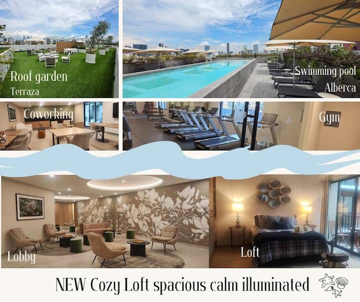 New Cozy Retreat Spacious Calm Illuminated - Mexico City