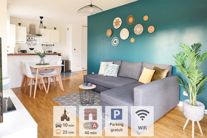 Elsy's House, 6 Personnes, Près De Disney - ibis budget Marne la Vallée