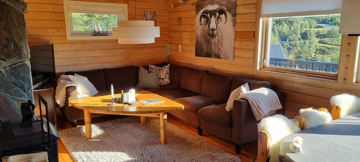 Koselig Hytte, Nydelig Utsikt. - Fidjeland