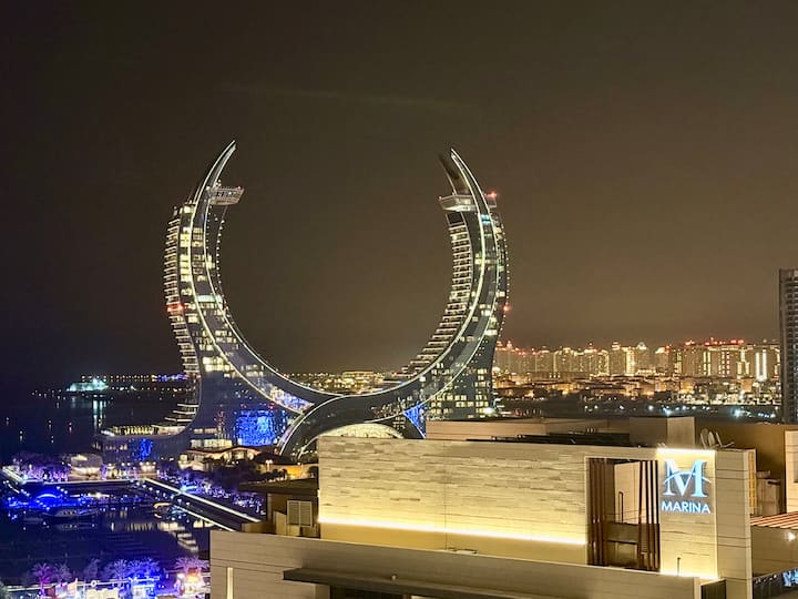 Beach View Apartment At Lusail Marina - Qatar