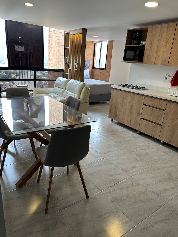 Loft
Moderno Con Vista, Cerca Al Metro & Parque - Caldas